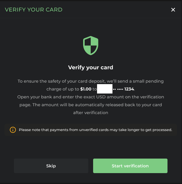 What is a card verification and why is it needed? – DMarket Help Center